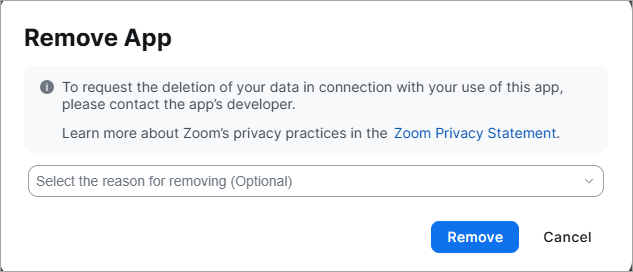 How to remove the Exclaimer app from the Zoom Marketplace – Exclaimer ...